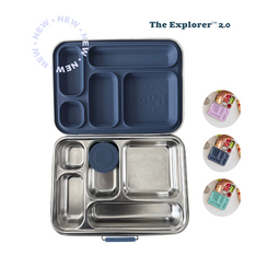 The Good Kiind™ I Bento-Style, Stainless Steel Lunch Kits for kids 3+