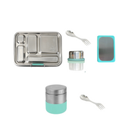The Good Kiind™ I Bento-Style, Stainless Steel Lunch Kits for kids 3+