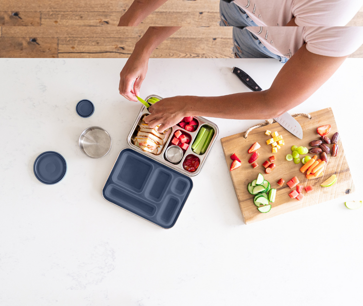 The Good Kiind™ I Bento-Style, Stainless Steel Lunch Kits for kids 3+